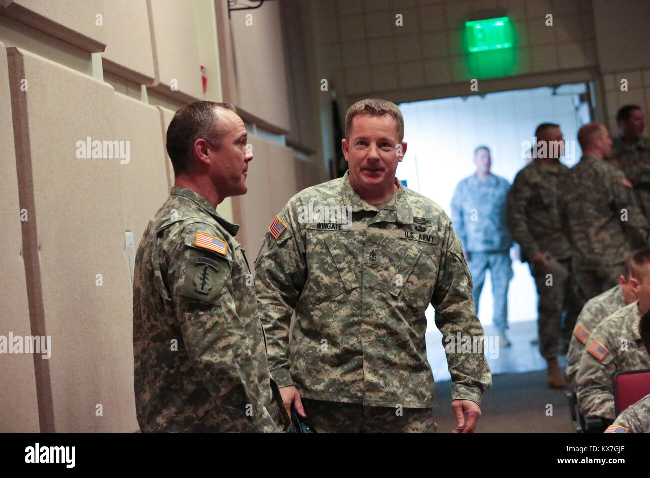 US Army National Guard change of command ceremony Stock Photo - Alamy