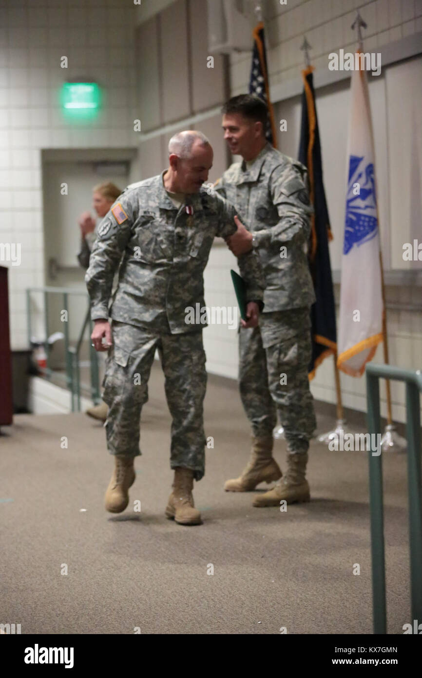 US Army National Guard change of command ceremony Stock Photo - Alamy