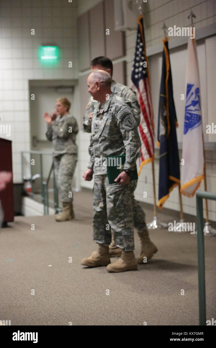 US Army National Guard change of command ceremony Stock Photo - Alamy