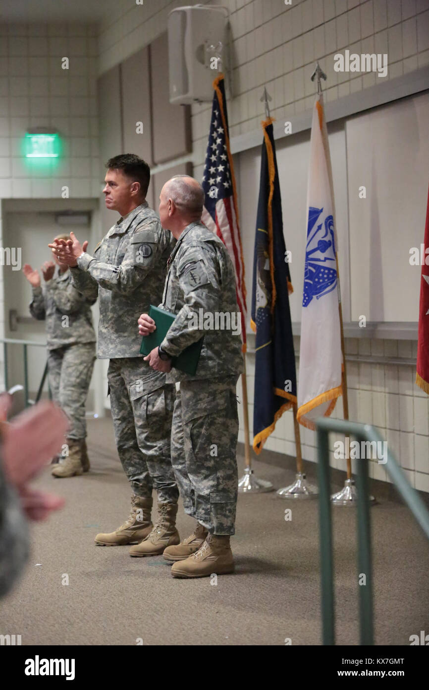 US Army National Guard change of command ceremony Stock Photo - Alamy