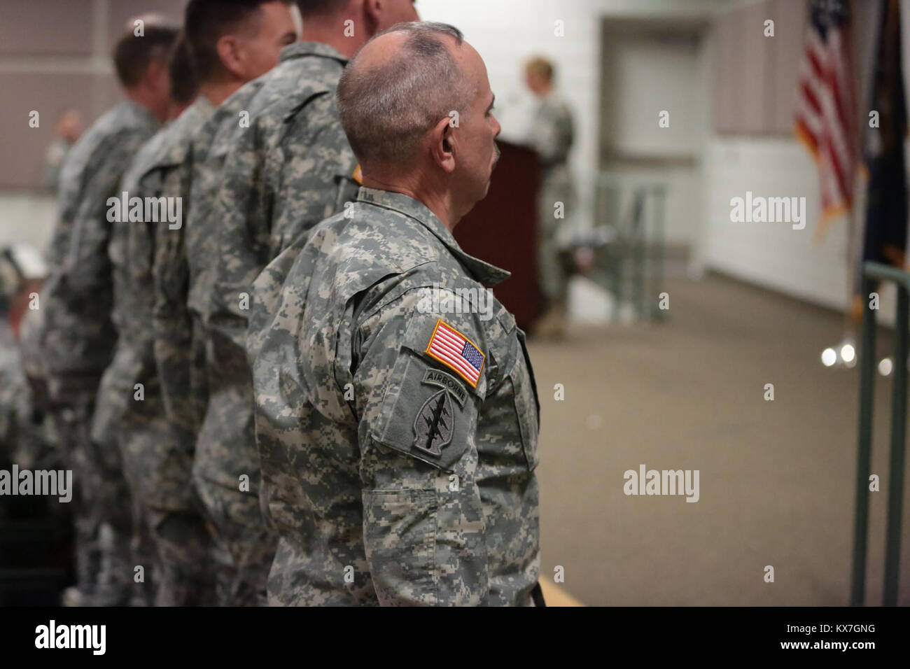 US Army National Guard change of command ceremony Stock Photo - Alamy