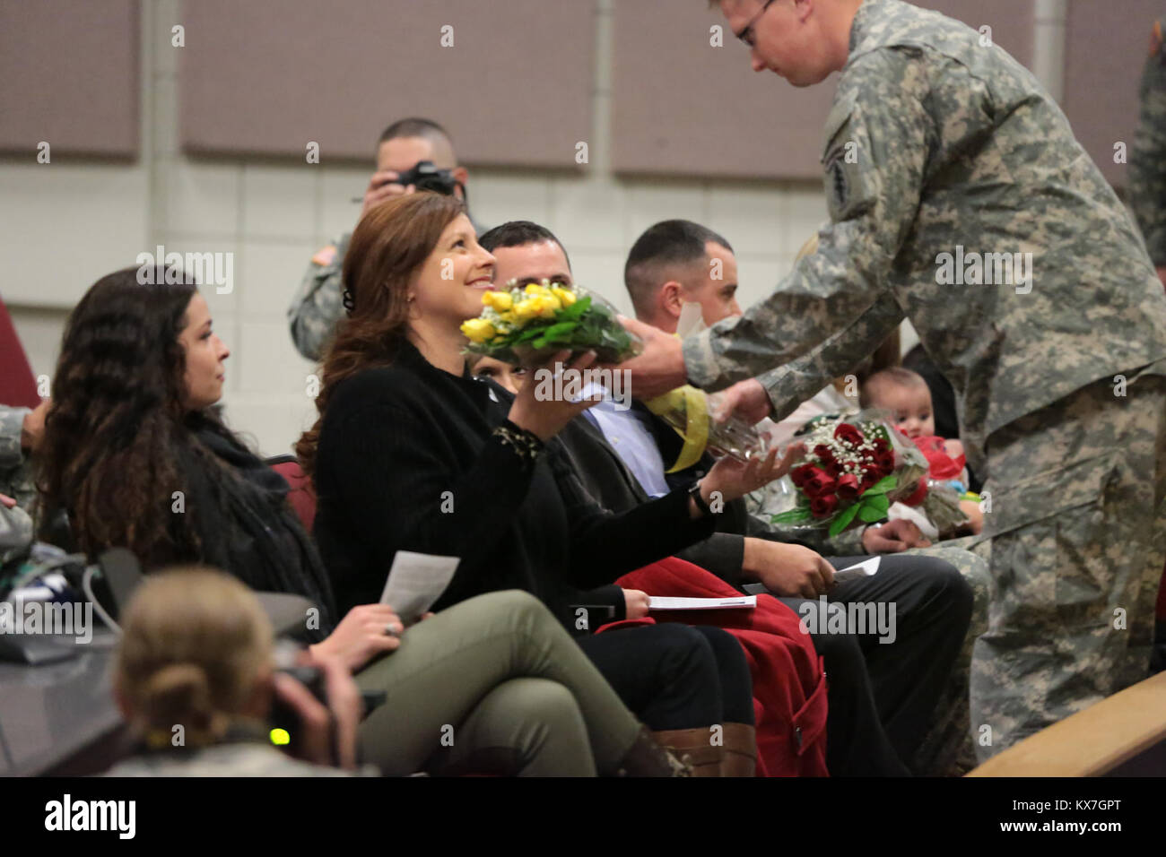 US Army National Guard change of command ceremony Stock Photo - Alamy