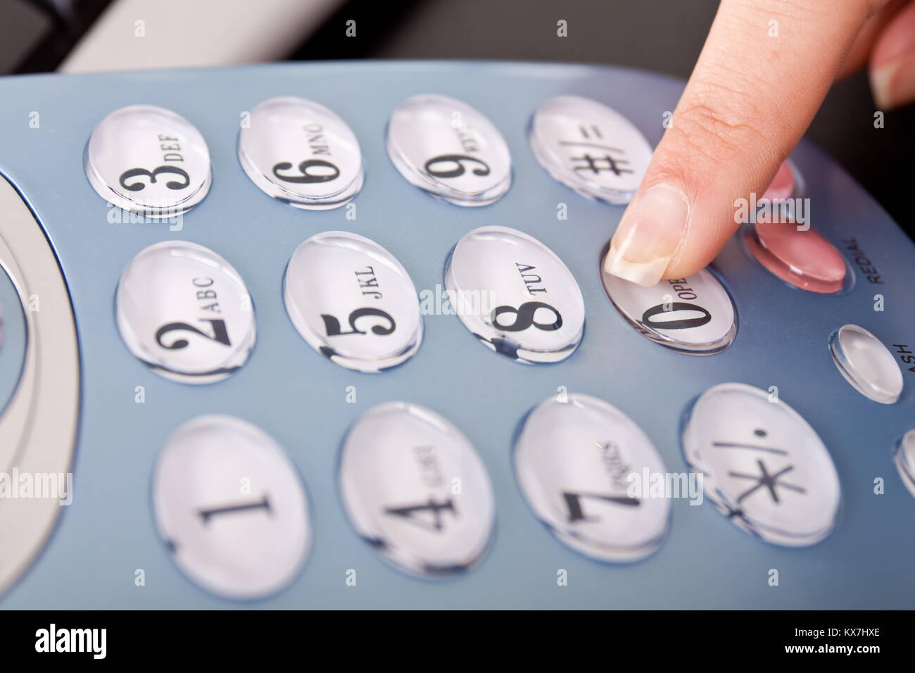 females finger making a phone call Stock Photo - Alamy