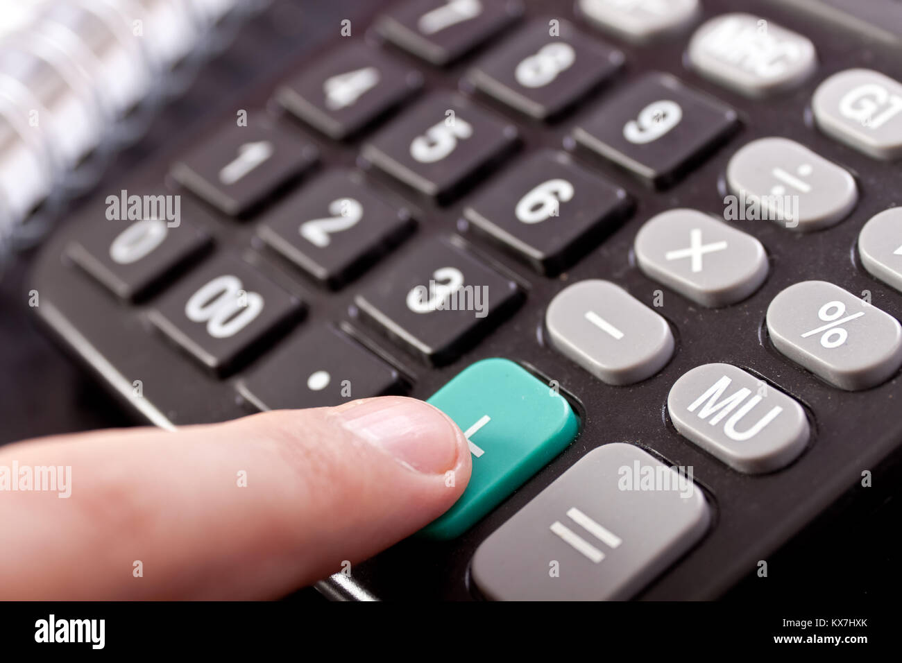 Push button calculator hi-res stock photography and images - Alamy