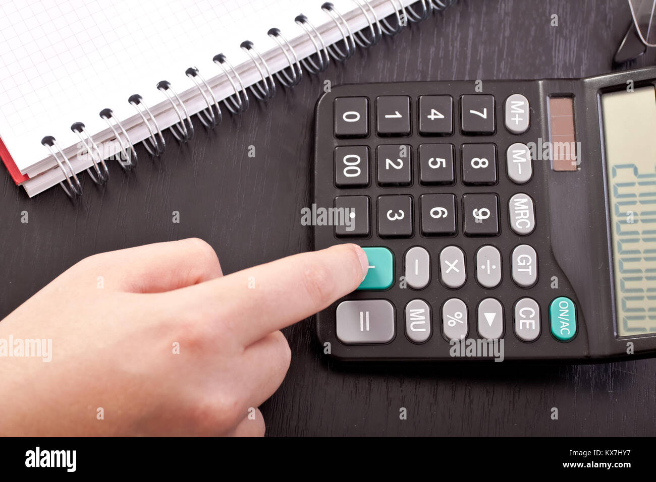 Push button calculator hi-res stock photography and images - Alamy