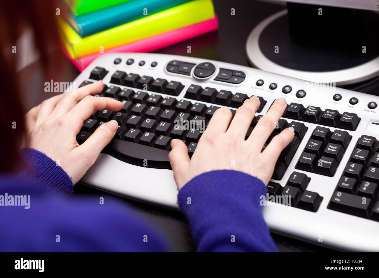 Office concept female hands typing hi-res stock photography and images ...