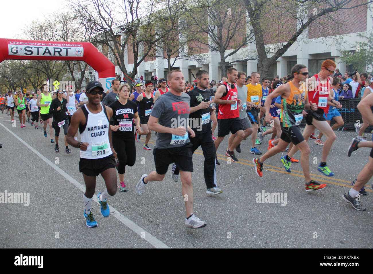 Members of the Utah National Guard's marathon team compete at Lincoln ...