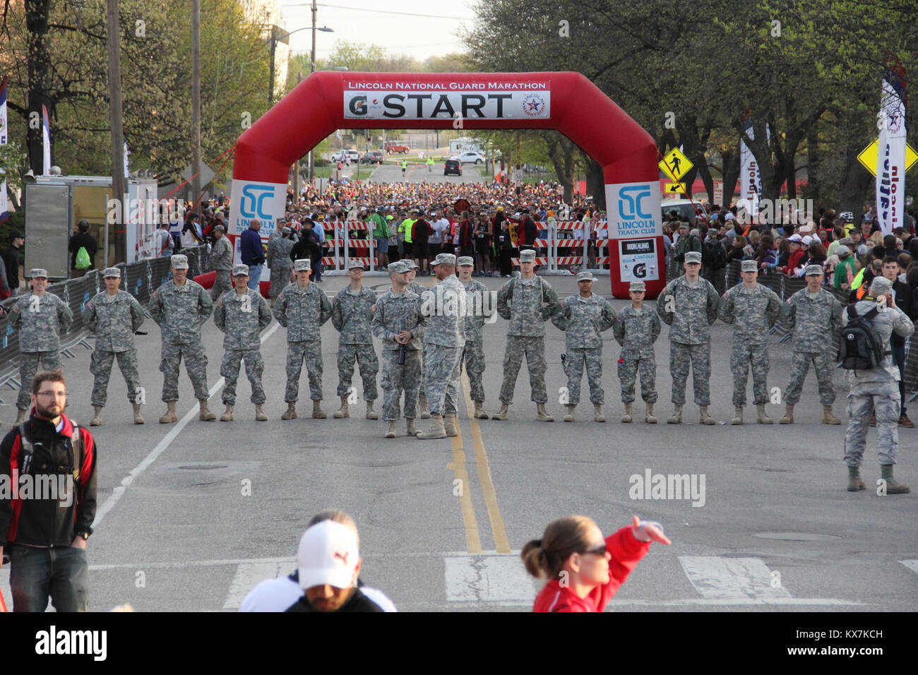 Members of the Utah National Guard's marathon team compete at Lincoln ...