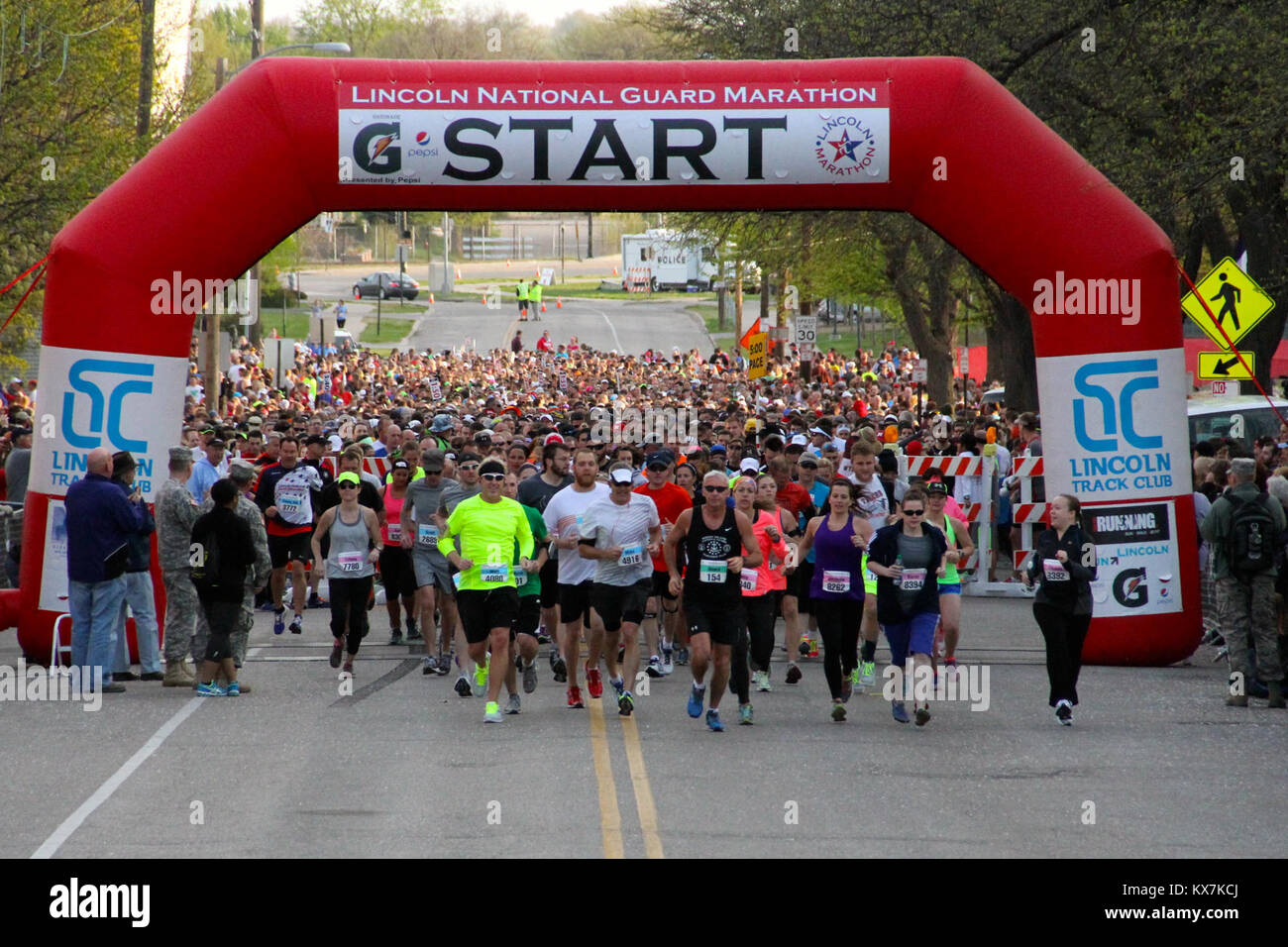 Members of the Utah National Guard's marathon team compete at Lincoln ...