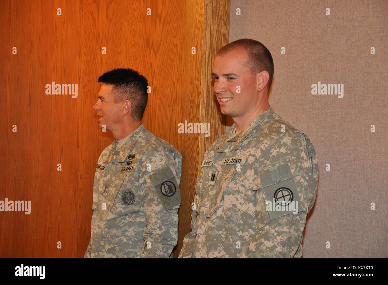 CPT Christopher Tarbet was presented awards for his service as Aide de ...
