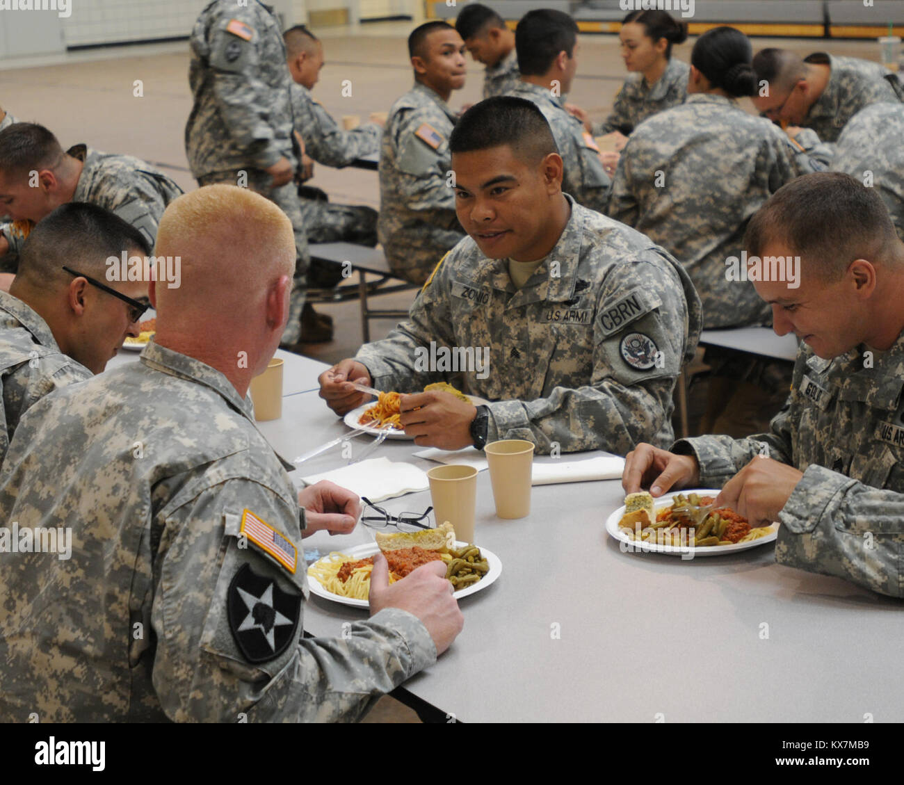 Army National Guard Sergeants Major from multiple states in Region VII ...