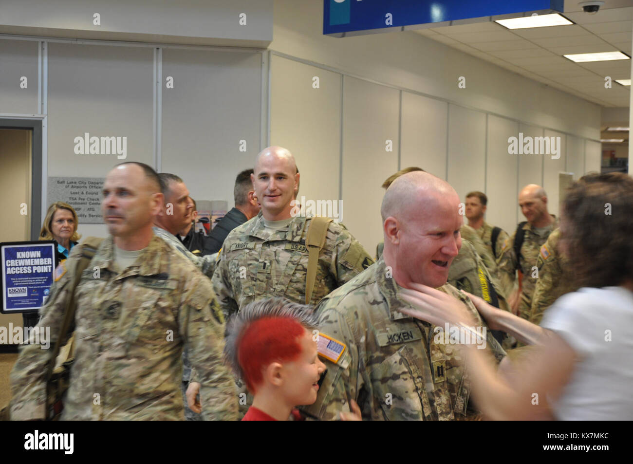 Eighteen members of the 65th Field Artillery Brigade returned from a 12 ...