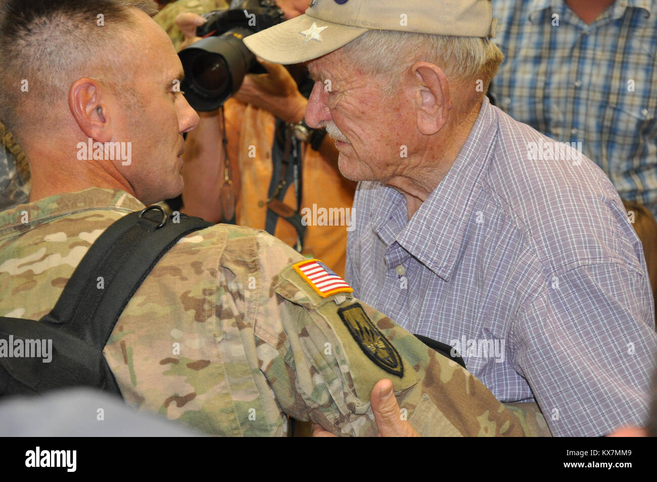 Eighteen members of the 65th Field Artillery Brigade returned from a 12 ...
