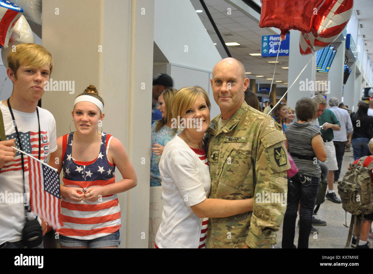 Eighteen members of the 65th Field Artillery Brigade returned from a 12 ...