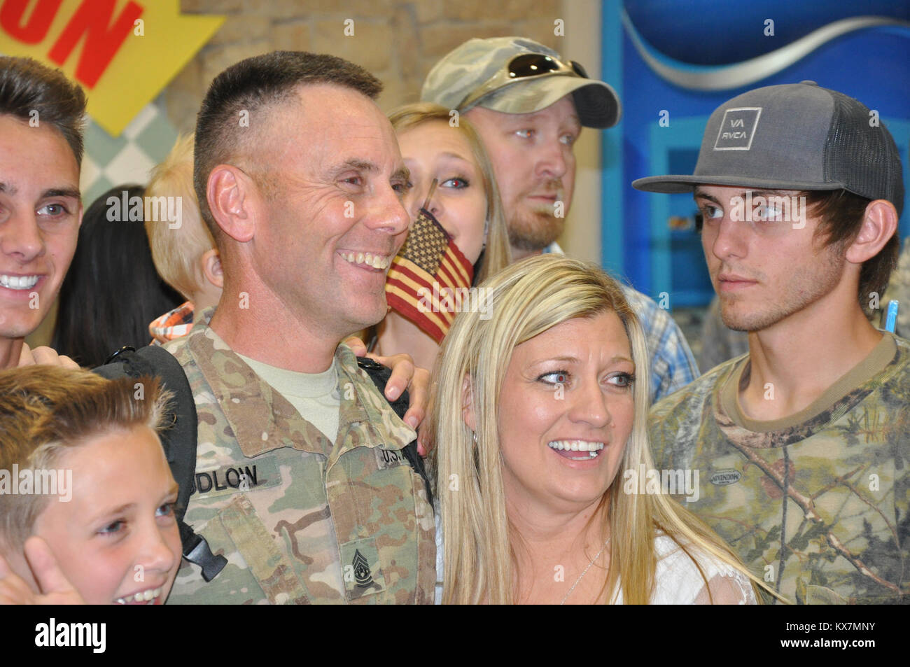 Eighteen members of the 65th Field Artillery Brigade returned from a 12 ...
