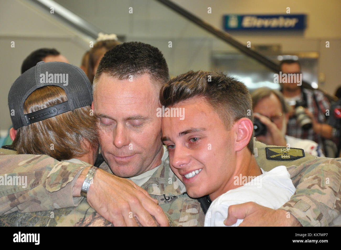 Eighteen members of the 65th Field Artillery Brigade returned from a 12 ...