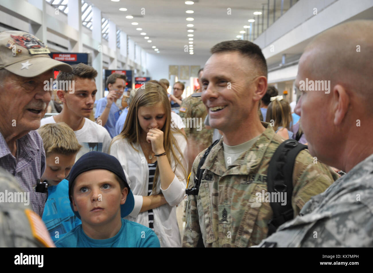 Eighteen members of the 65th Field Artillery Brigade returned from a 12 ...