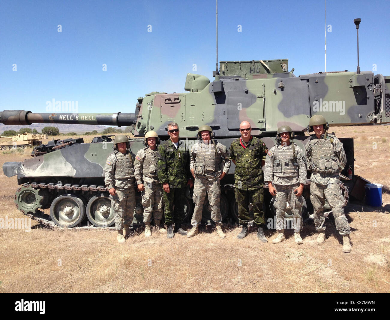 U.S. Army combat training in the desert with allies and military ...
