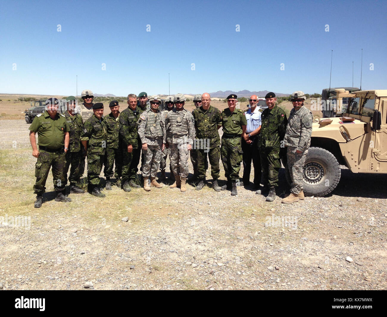 U.S. Army combat training in the desert with allies and military ...