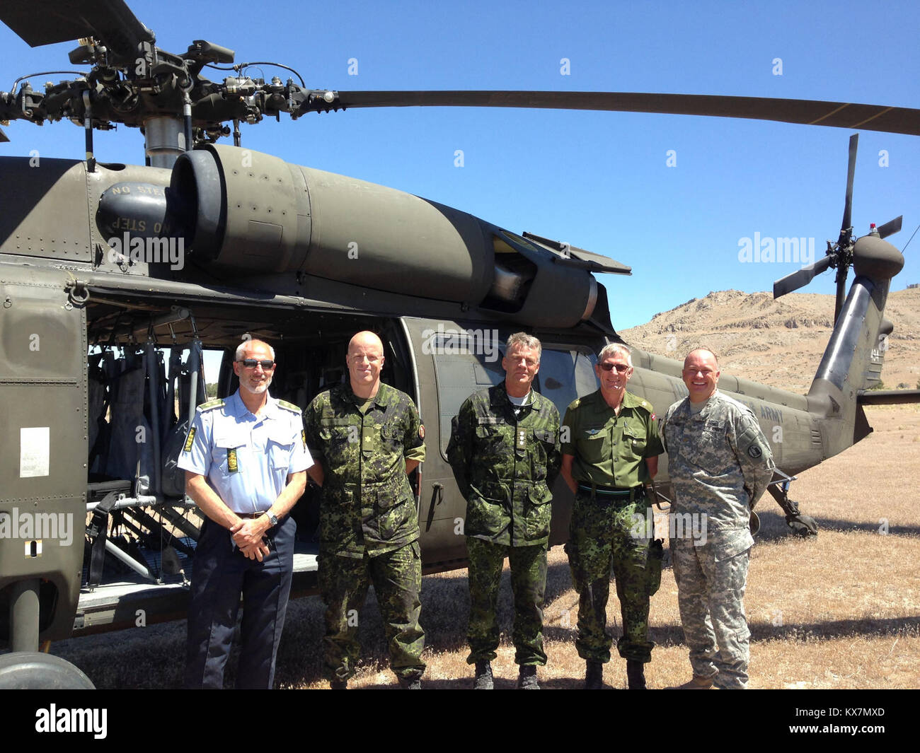 U.S. Army combat training in the desert with allies and military ...