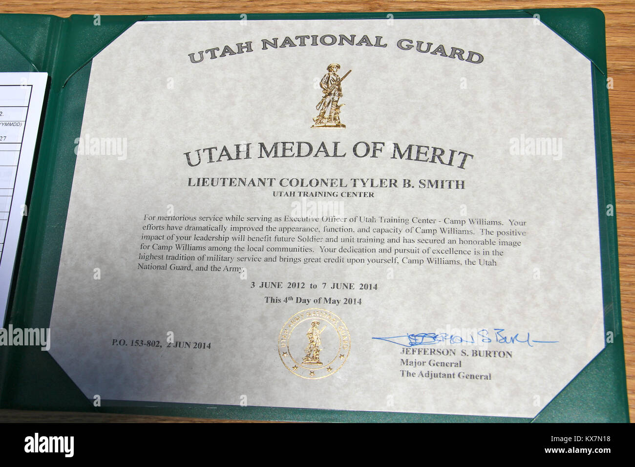 Camp Williams gets new commander June 7, 2014. Col. Clark Roberts ...