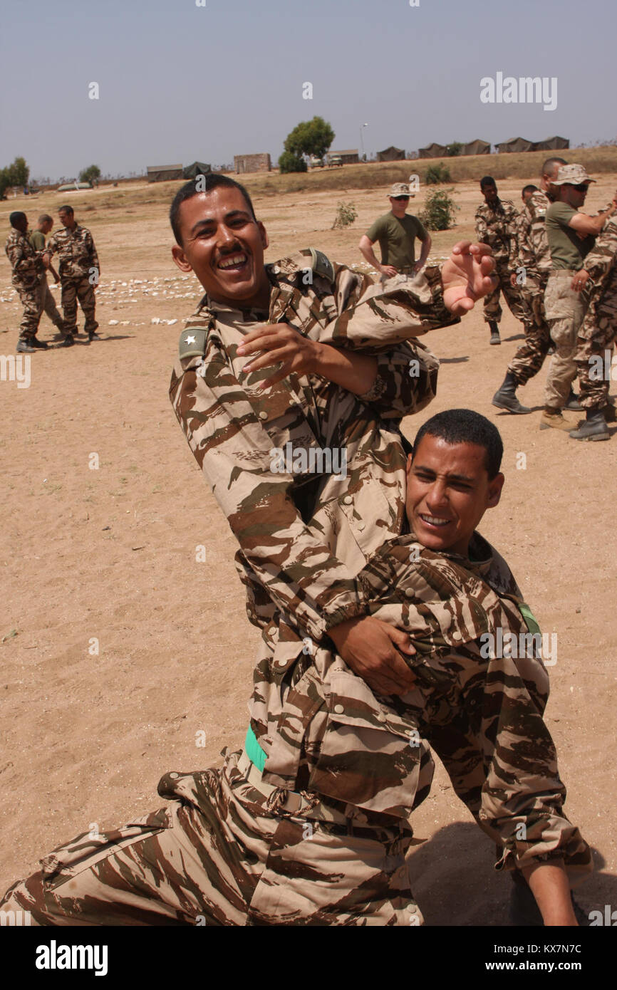U.S. Army combat training in the desert with allies and military ...