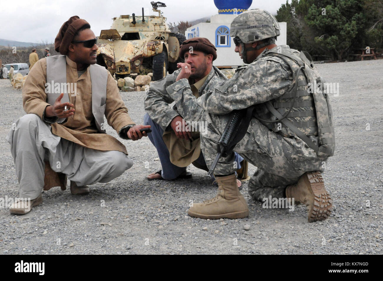 Spc. Walid Lotfy, an intelligence collector with the 250th Military ...