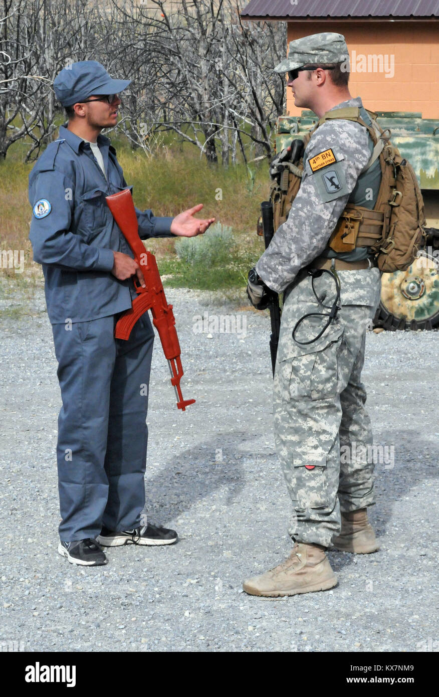 A human intelligence collector tries to get information from a role ...