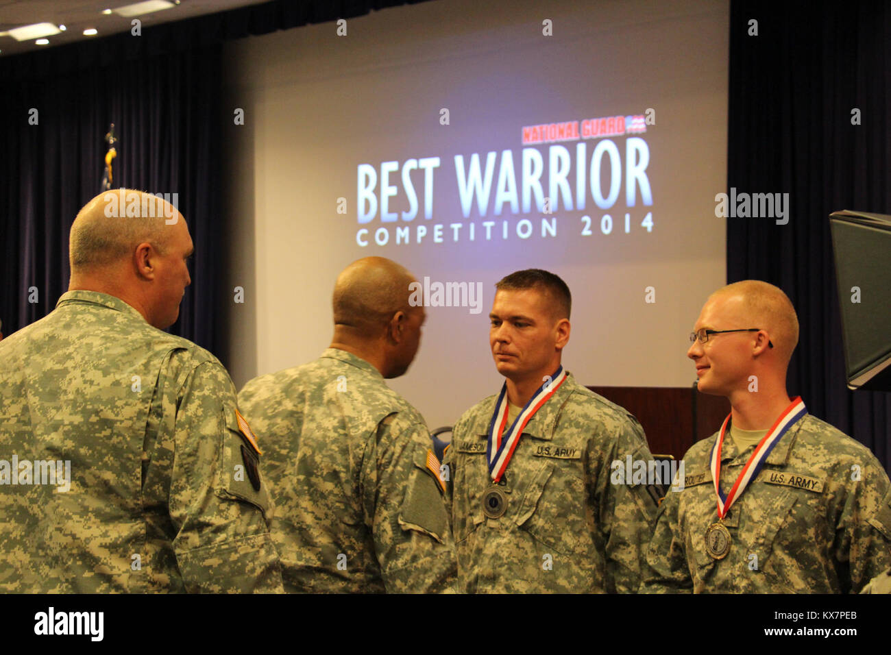 U.S. Army National Guard awards for best warrior competition Stock ...