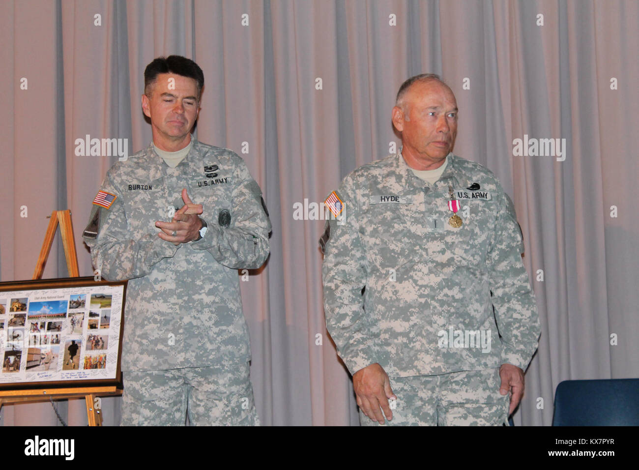 U.S. Army National Guard awards and promotion presentation ceremony ...
