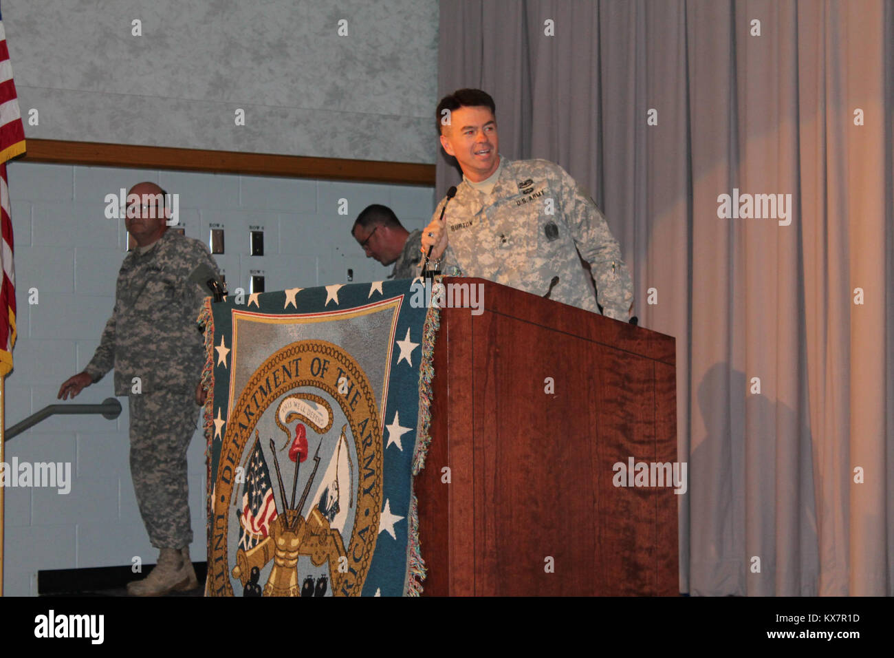 US Army National Guard awards and medal presentation ceremony Stock ...