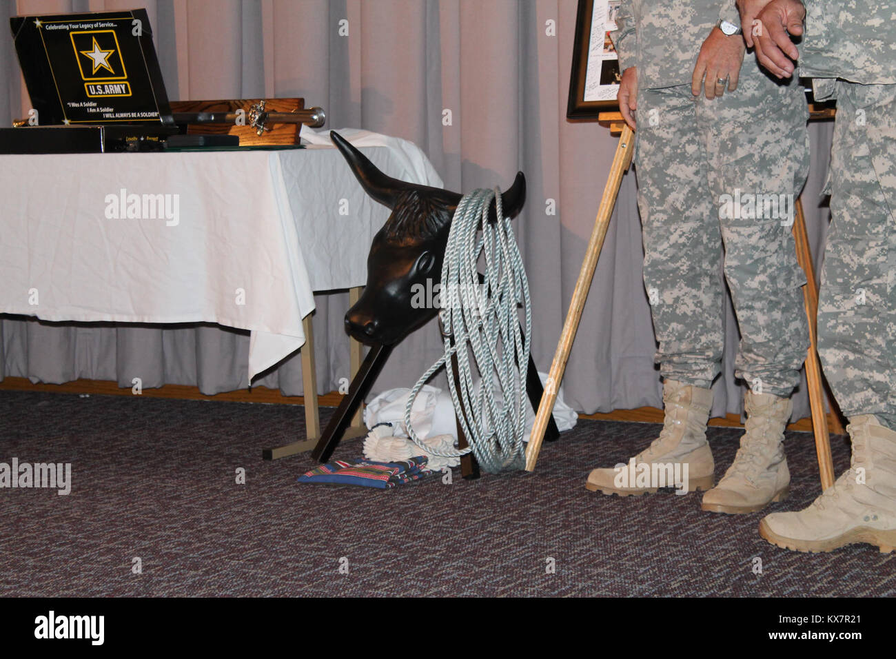 US Army National Guard awards and medal presentation ceremony Stock ...