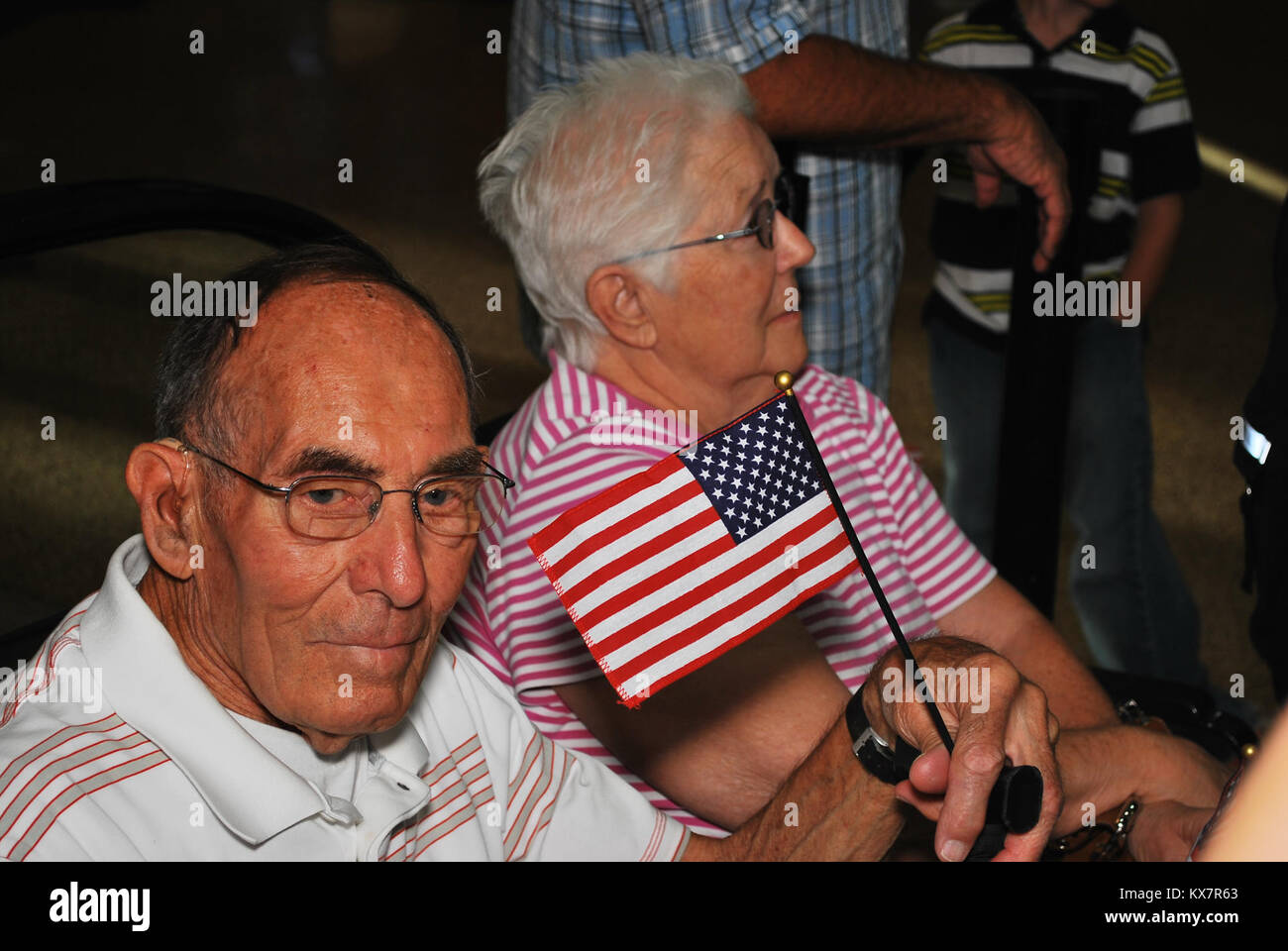 US Army National Guard welcome home from family and friends after ...