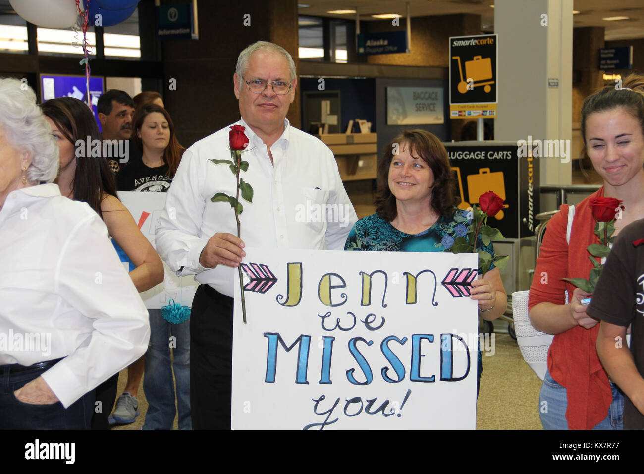 US Army National Guard welcome home from family and friends after ...