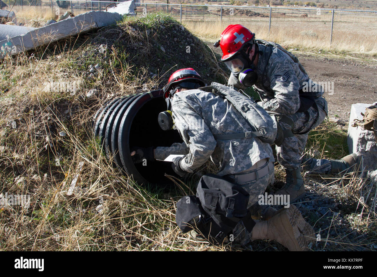Two Soldiers with the Colorado Army National Guard Search and ...