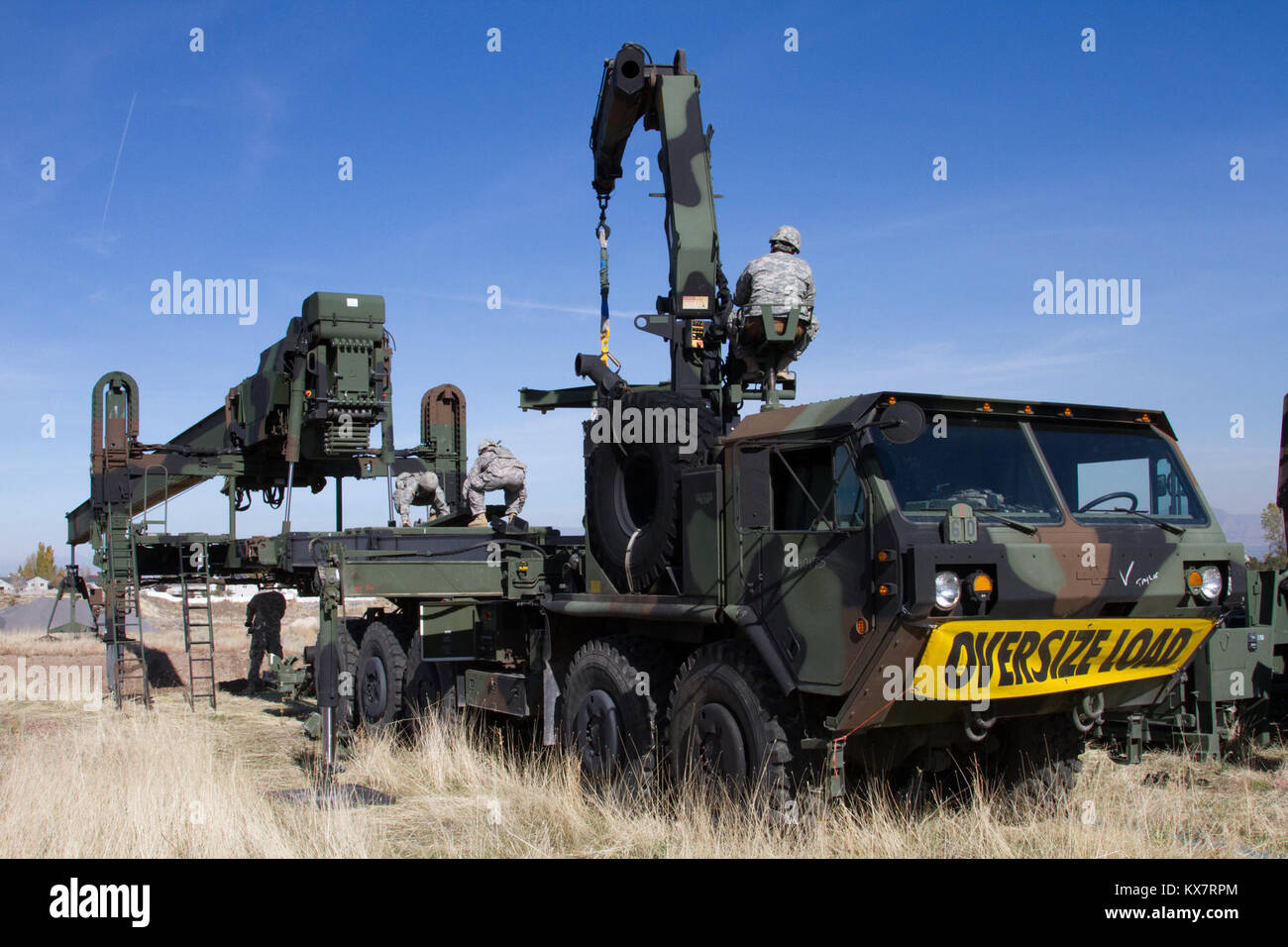 Soldiers with the 1041st Engineering Multi-Roll Bridge Company from ...