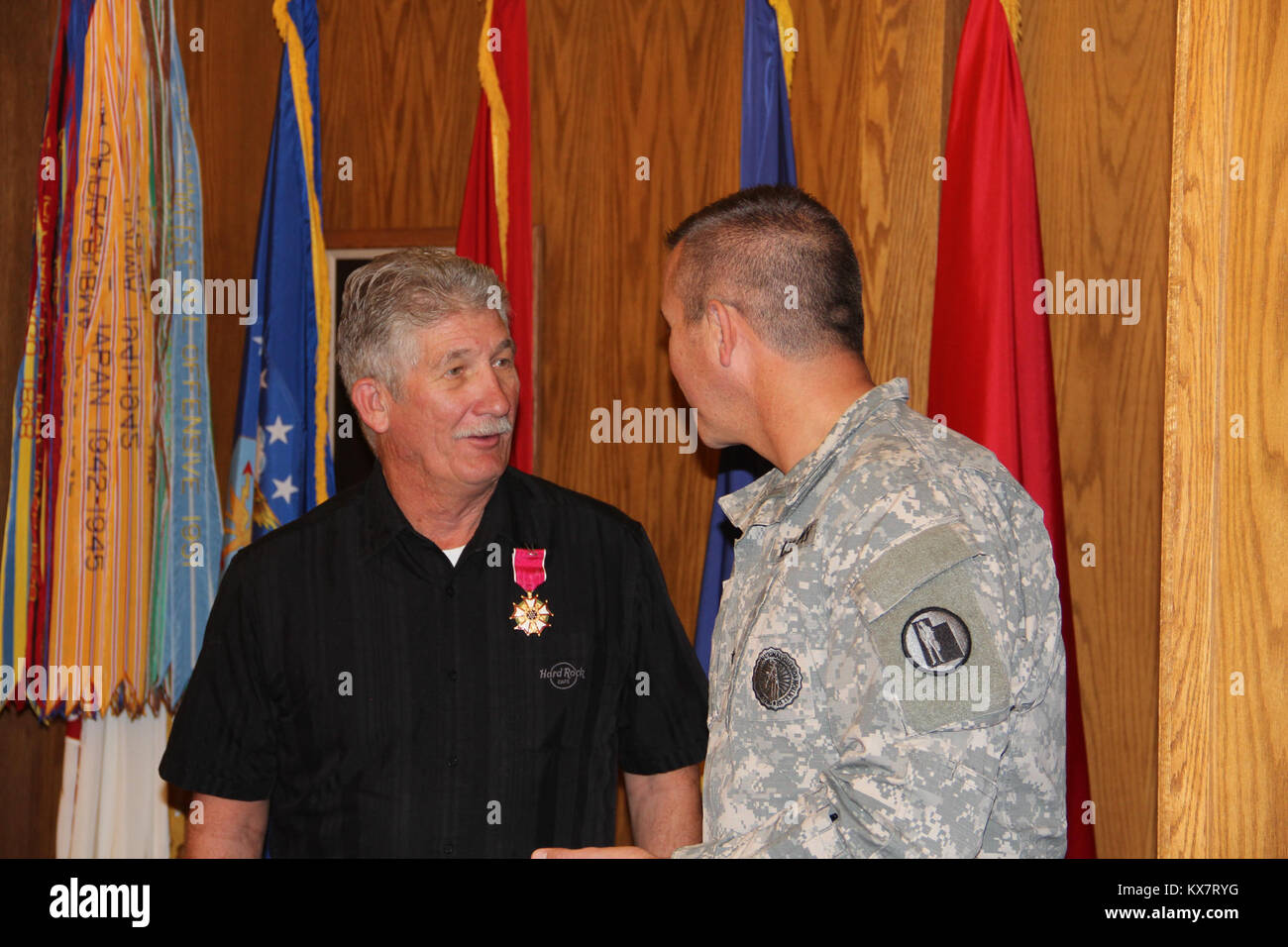Retired Chief Blayde Hamilton was awarded the Legion of Merit Award on ...