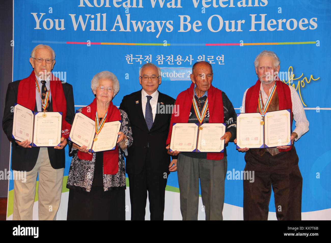 South Korea honored U.S. Korean War veterans on the 60th anniversary of ...