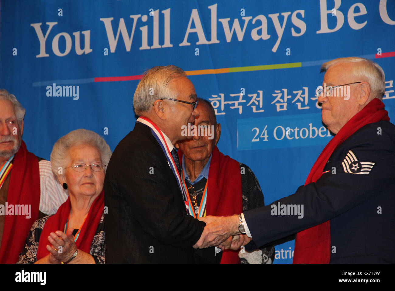 South Korea honored U.S. Korean War veterans on the 60th anniversary of ...