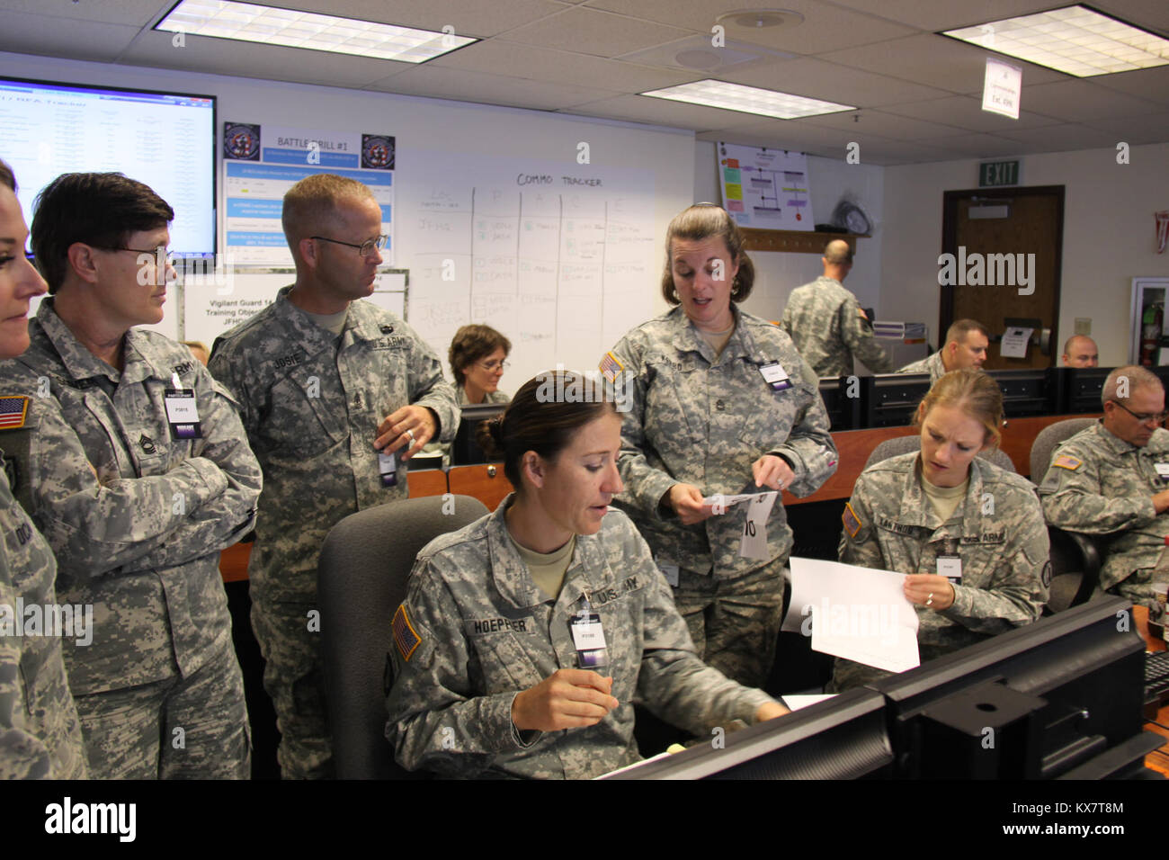 Members of the Utah National Guard participate in the Joint Operations ...