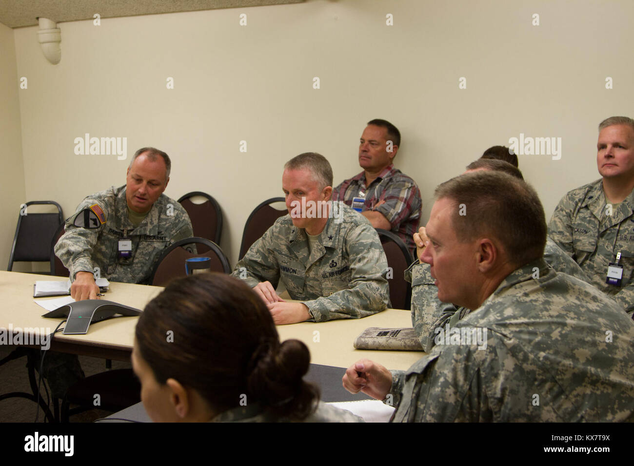 Members of the UTNG and UTANG stand ready to direct operations in ...