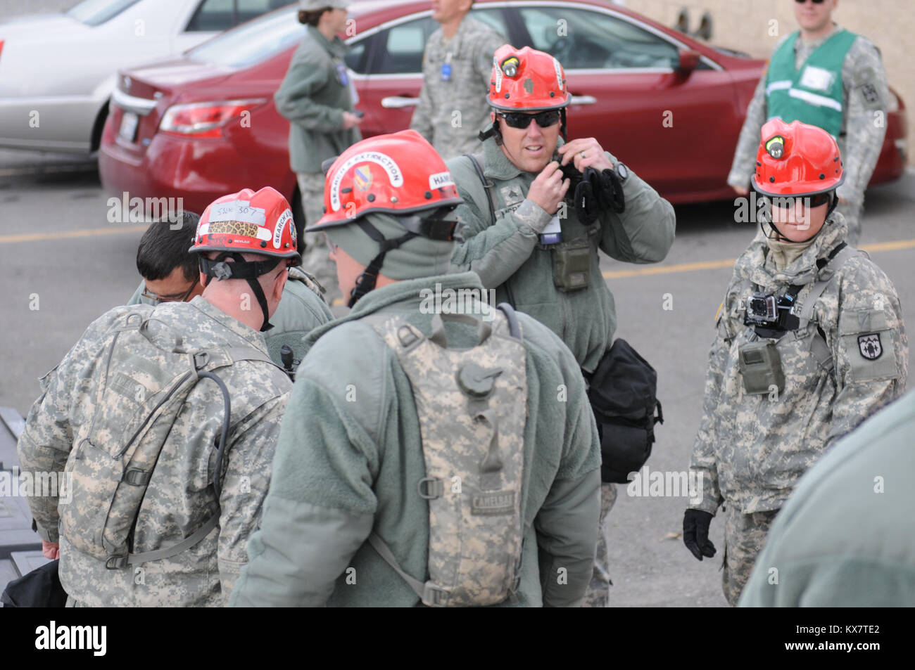 US Army National Guard search and extraction rescue team. Colorado ...