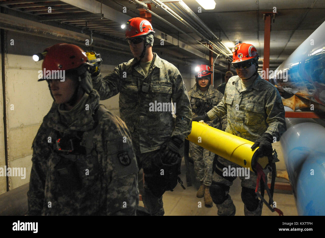 US Army National Guard search and extraction rescue team. Colorado ...