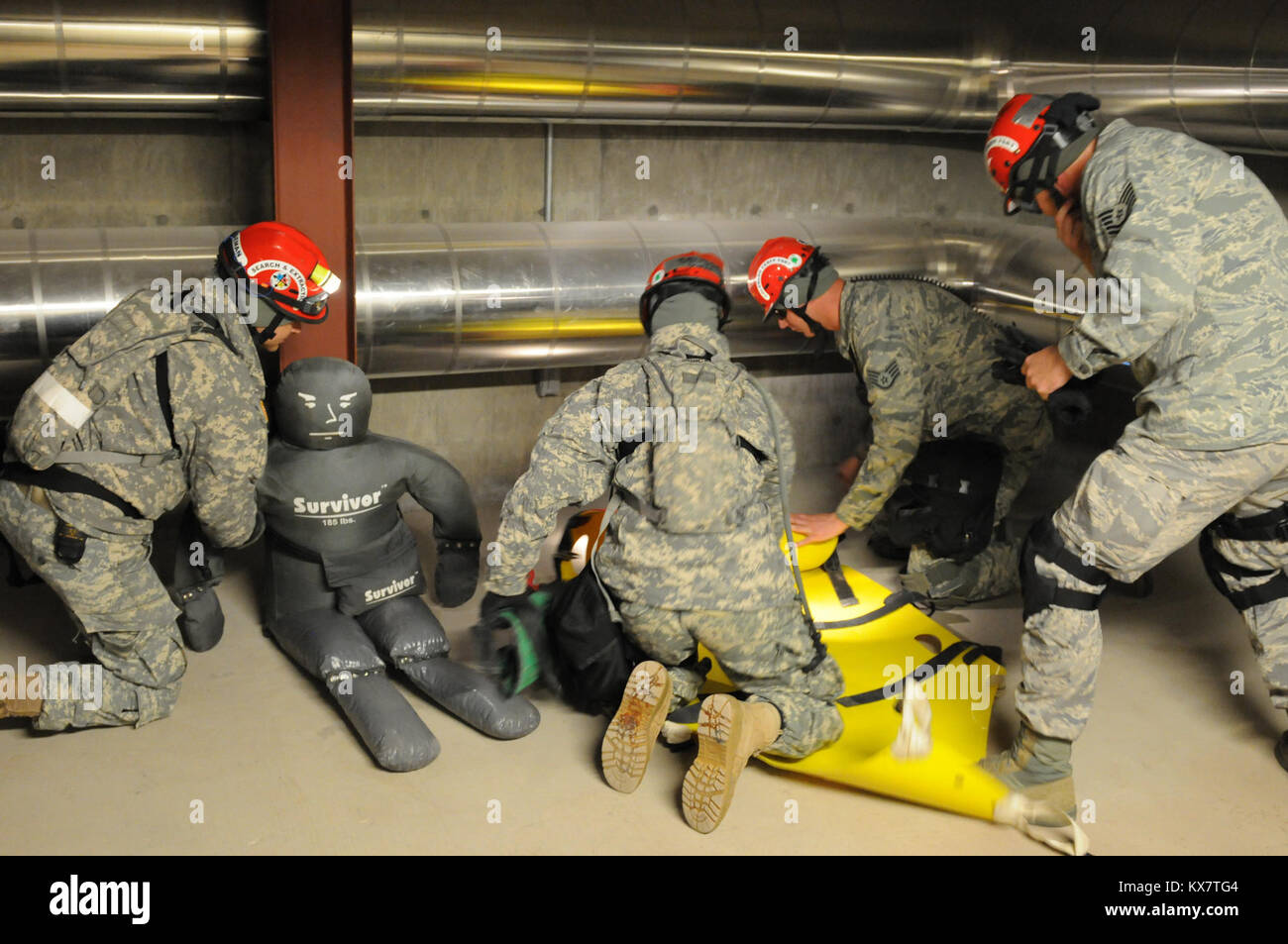 US Army National Guard search and extraction rescue team. Colorado ...