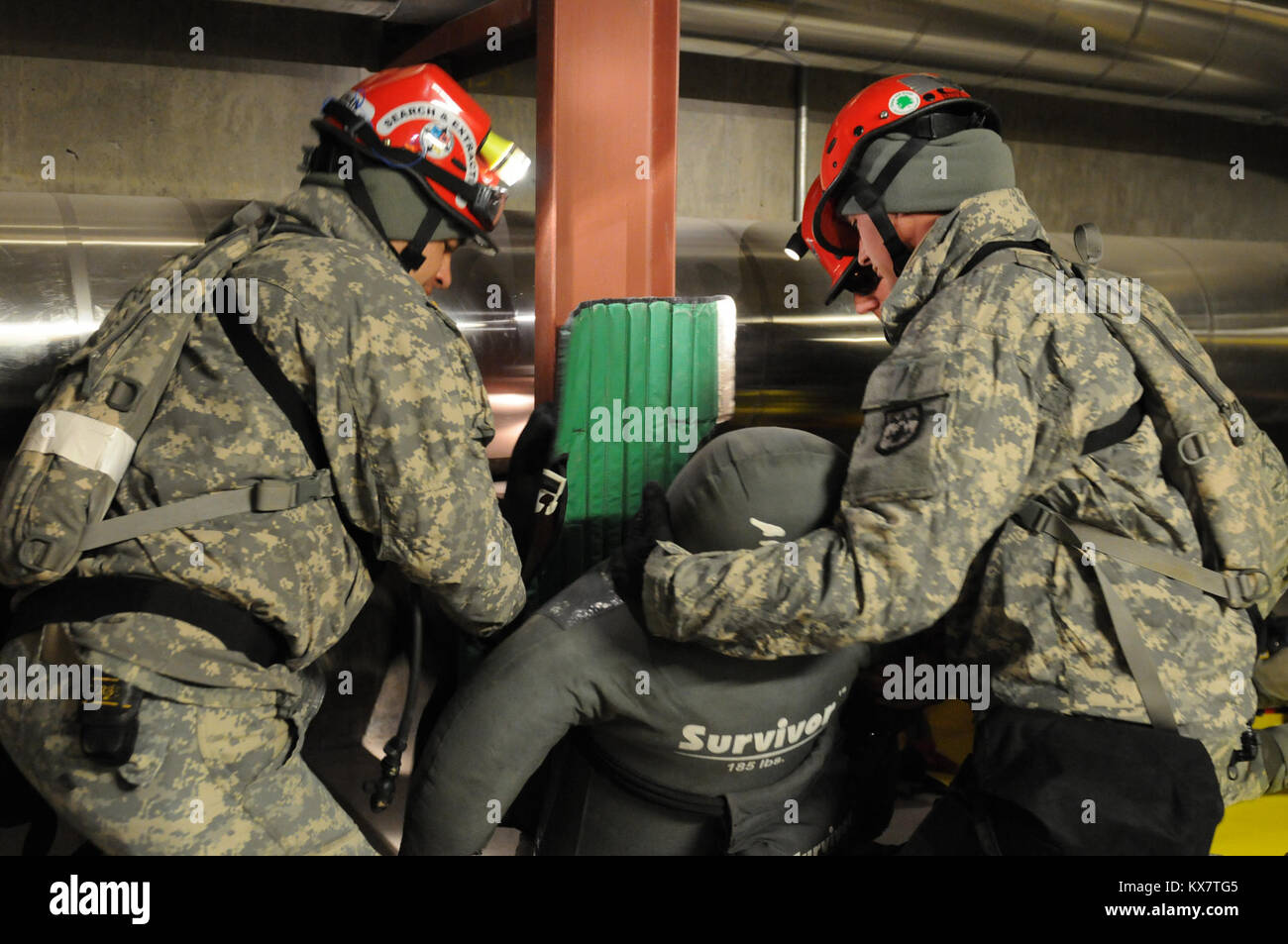 US Army National Guard search and extraction rescue team. Colorado ...