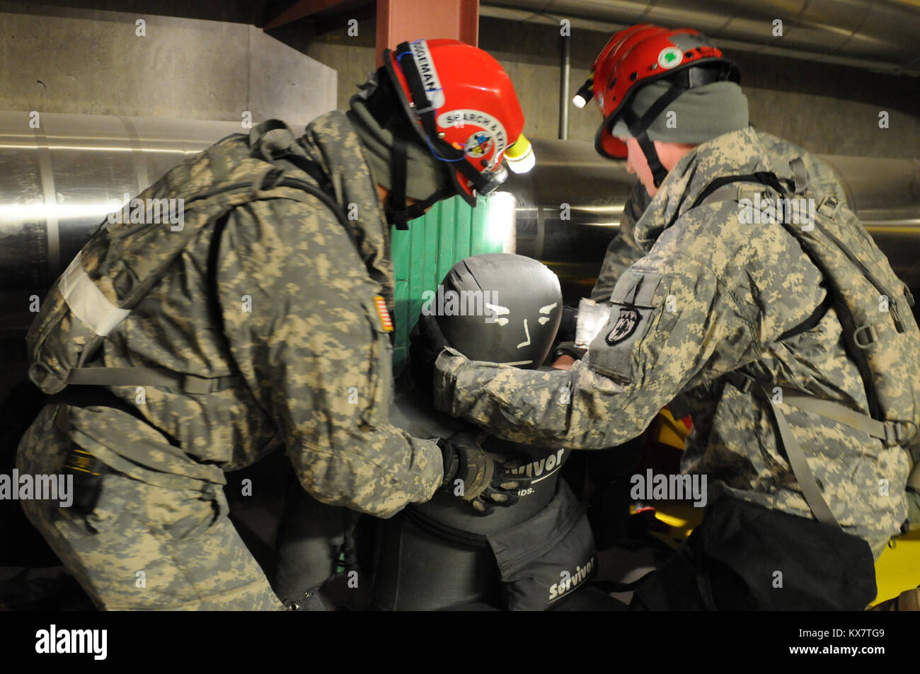 US Army National Guard search and extraction rescue team. Colorado ...