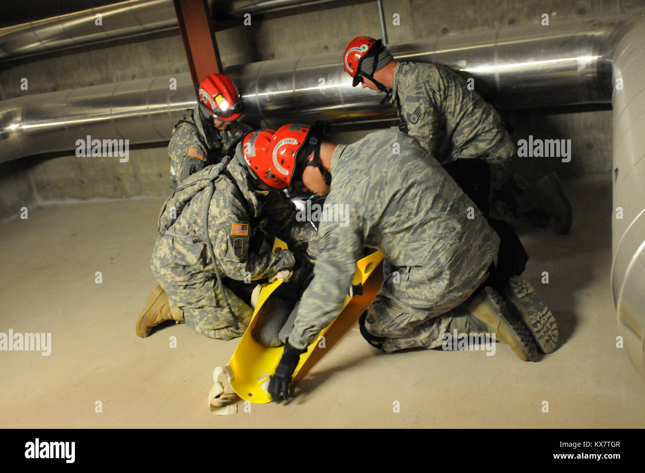 US Army National Guard search and extraction rescue team. Colorado ...