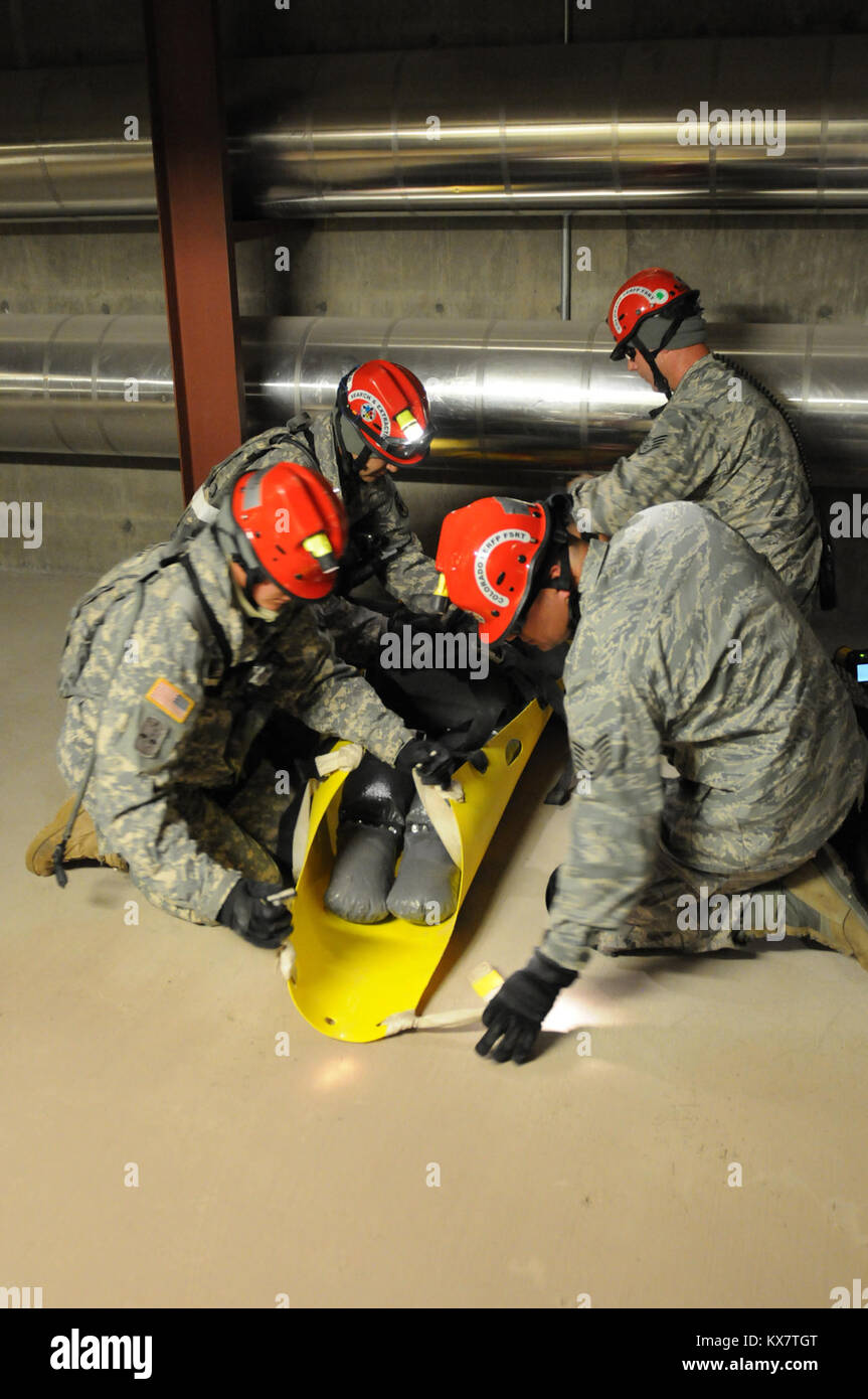 US Army National Guard search and extraction rescue team. Colorado ...