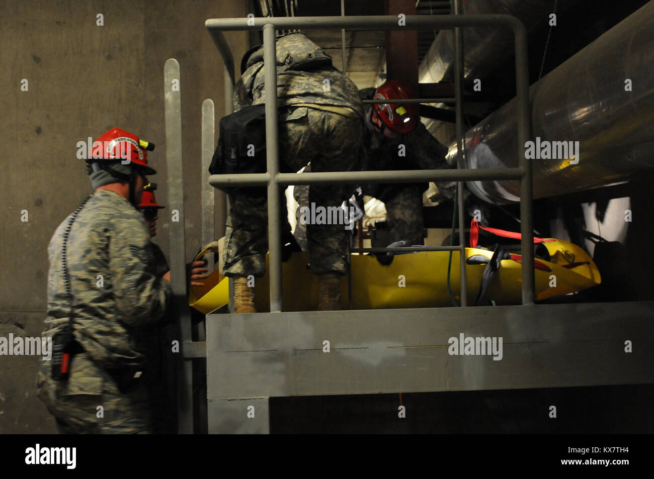 US Army National Guard search and extraction rescue team. Colorado ...