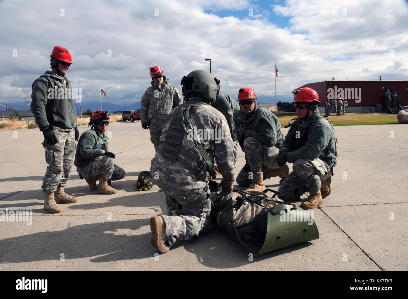 Members of the Utah National Guard Homeland Response Force and the ...